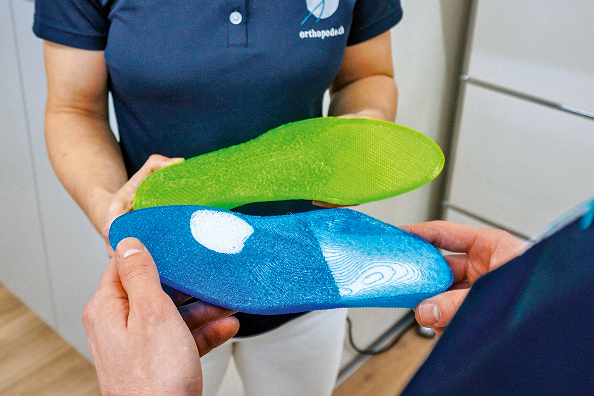 Stepping up 3D printing of orthopaedic insoles