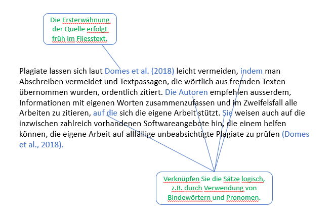 Verweise (Kurzbelege) im Text - Guide to Research and Writing Assignments