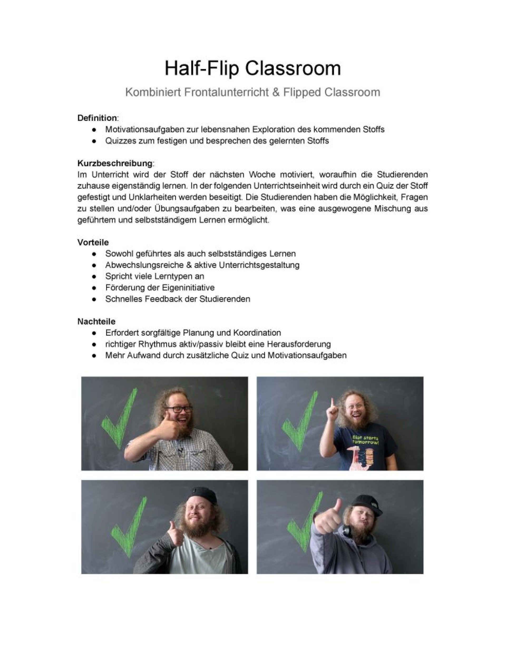 Der Half-Flip Classroom – Das Beste aus zwei Welten - Didaktik-Zentrum ...