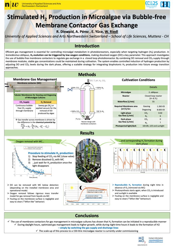 Poster - Stimulated H2 Production - Wolfgang Riedl - ICB Projektplattform