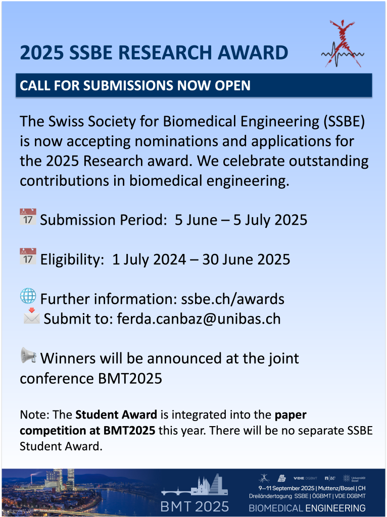 🎓 Apply Now: SSBE Research Award 2025 - Institute for Medical ...