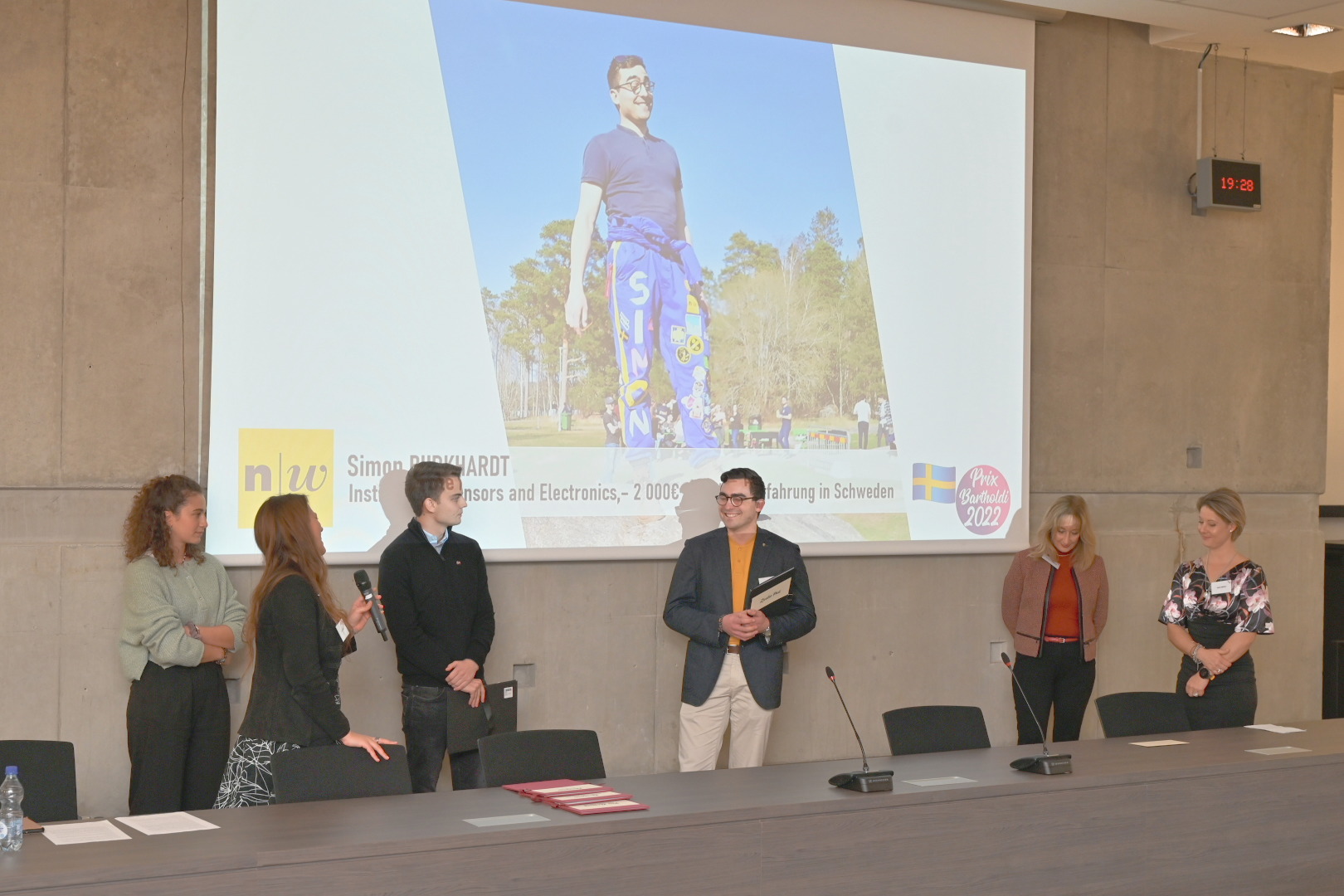 Prix Bartholdi für Simon Burkhardt - Blogseite Sensorik und Elektronik