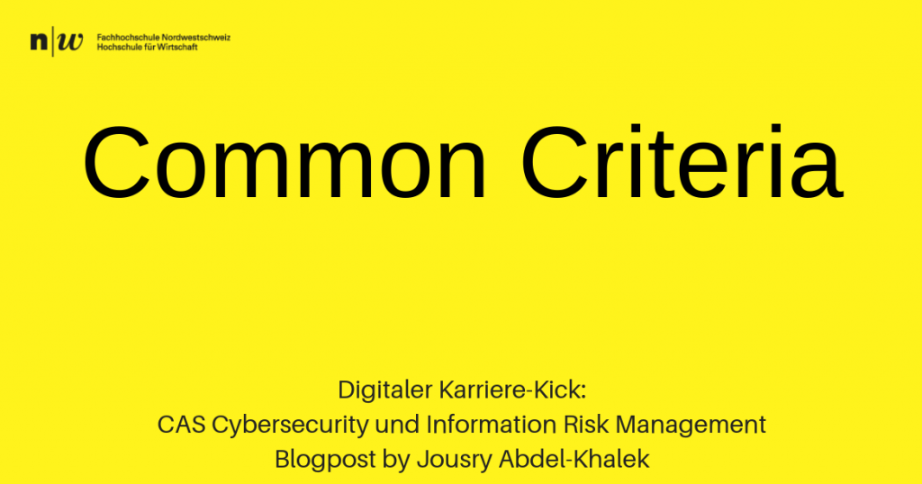 Common Criteria - Wirtschaftsinformatik Blog